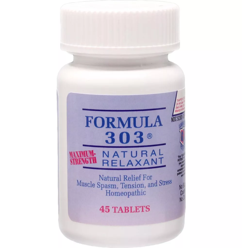 Formula 303 Natural Relaxant - Chiropractic Spine Wellness | Upright ...